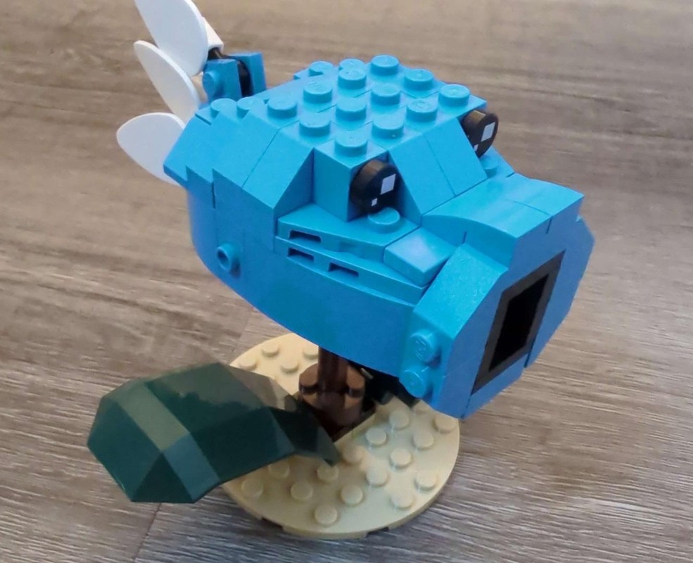 LEGO MOC-236843 PvZ Snow Pea by realestateagent | Rebrickable - Build ...