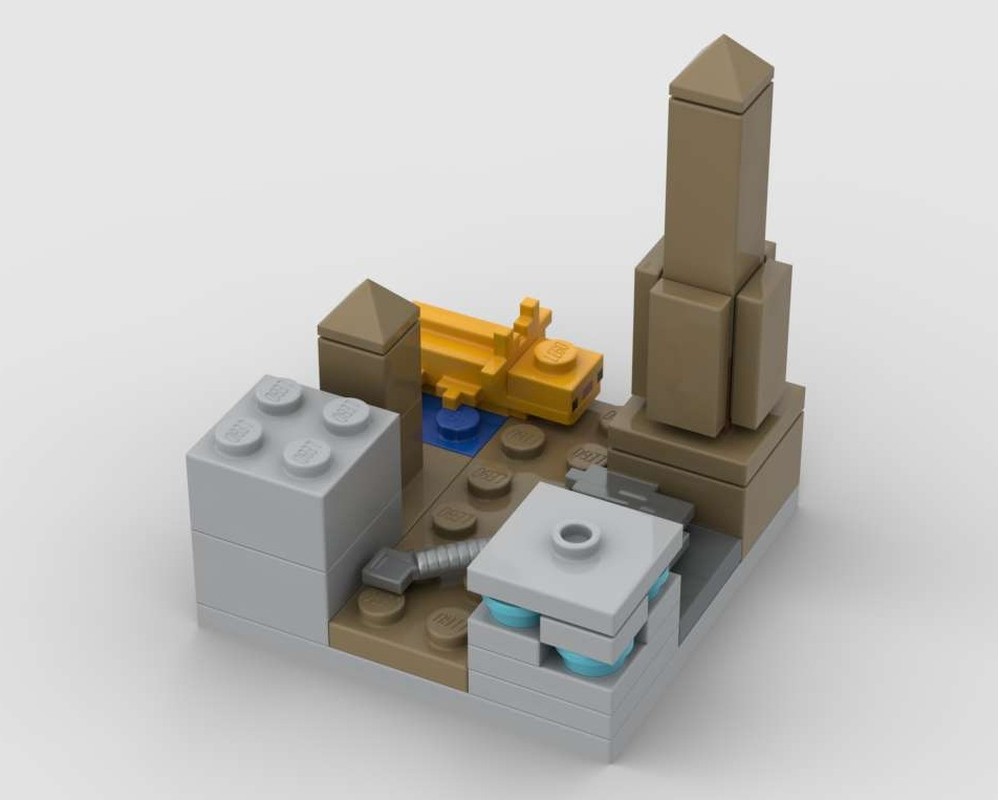 LEGO MOC Shaft with Stalactites 30647 Alternate Build by AlexGam ...