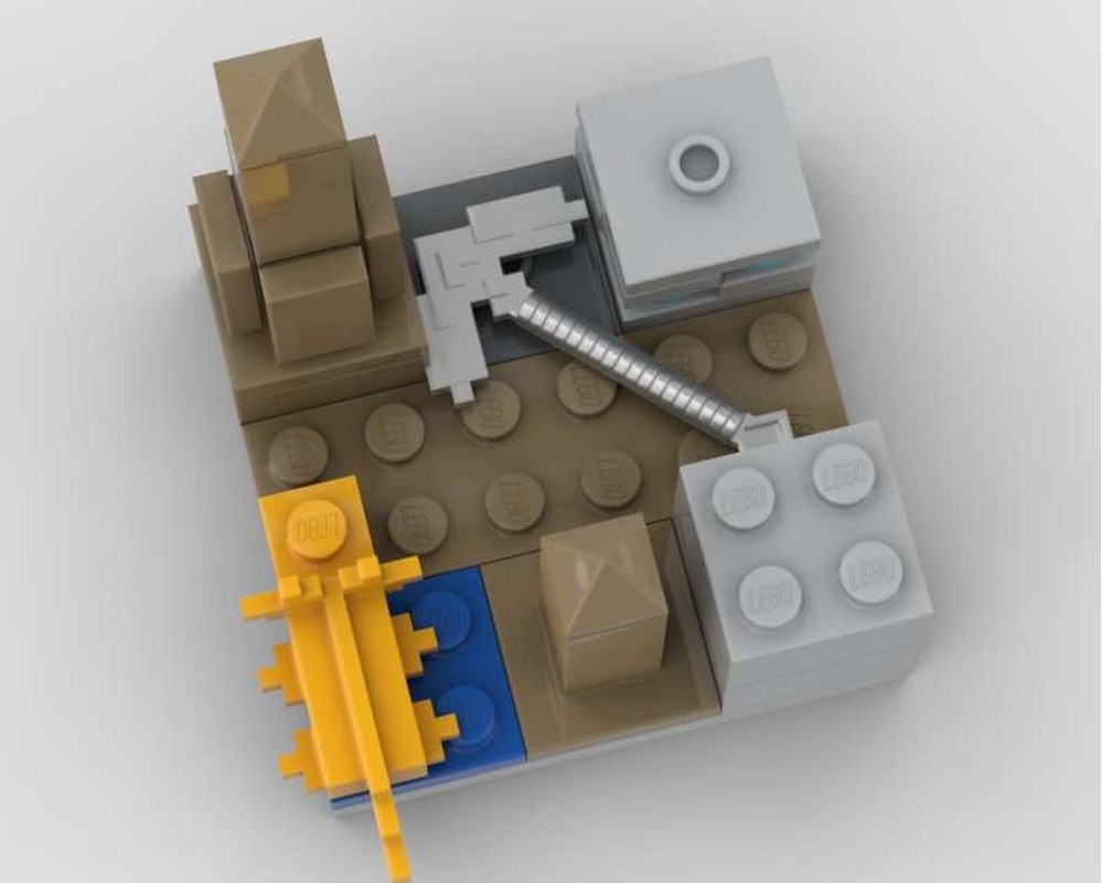 LEGO MOC-236844 Shaft with Stalactites 30647 Alternate Build by AlexGam ...