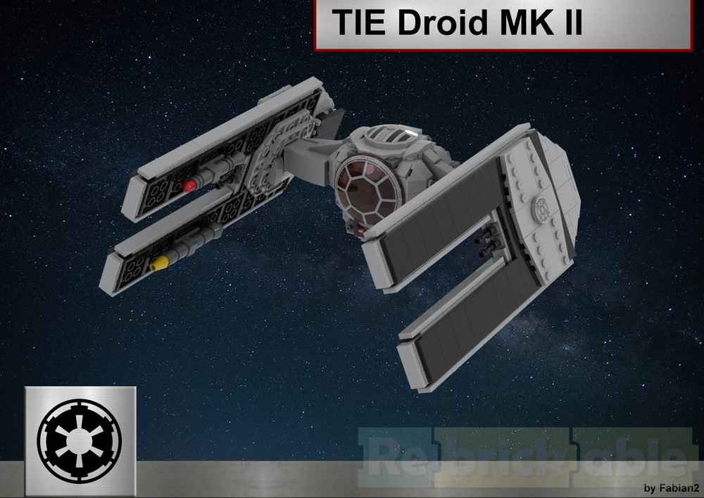 LEGO MOC TIE Droid MK II by Fabian2 | Rebrickable - Build with LEGO