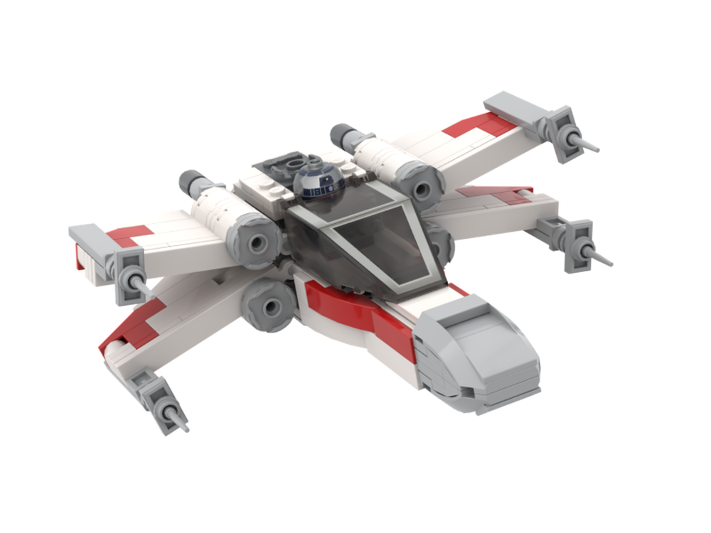 LEGO MOC Chibi X wing by Brick Horizon | Rebrickable - Build with LEGO