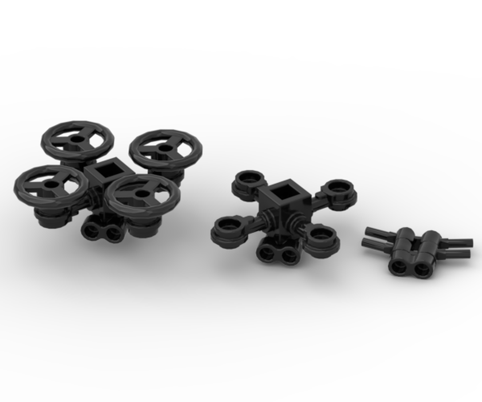 LEGO MOC-236858 Minifigure scale drones by Smellybricks | Rebrickable ...