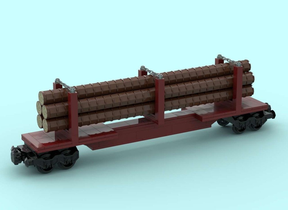 LEGO MOC-236894 Skeleton Log Train Car by CloneFlame102 | Rebrickable ...