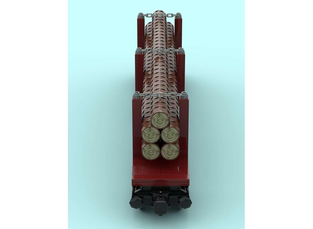 LEGO MOC Skeleton Log Train Car by CloneFlame102 | Rebrickable - Build ...