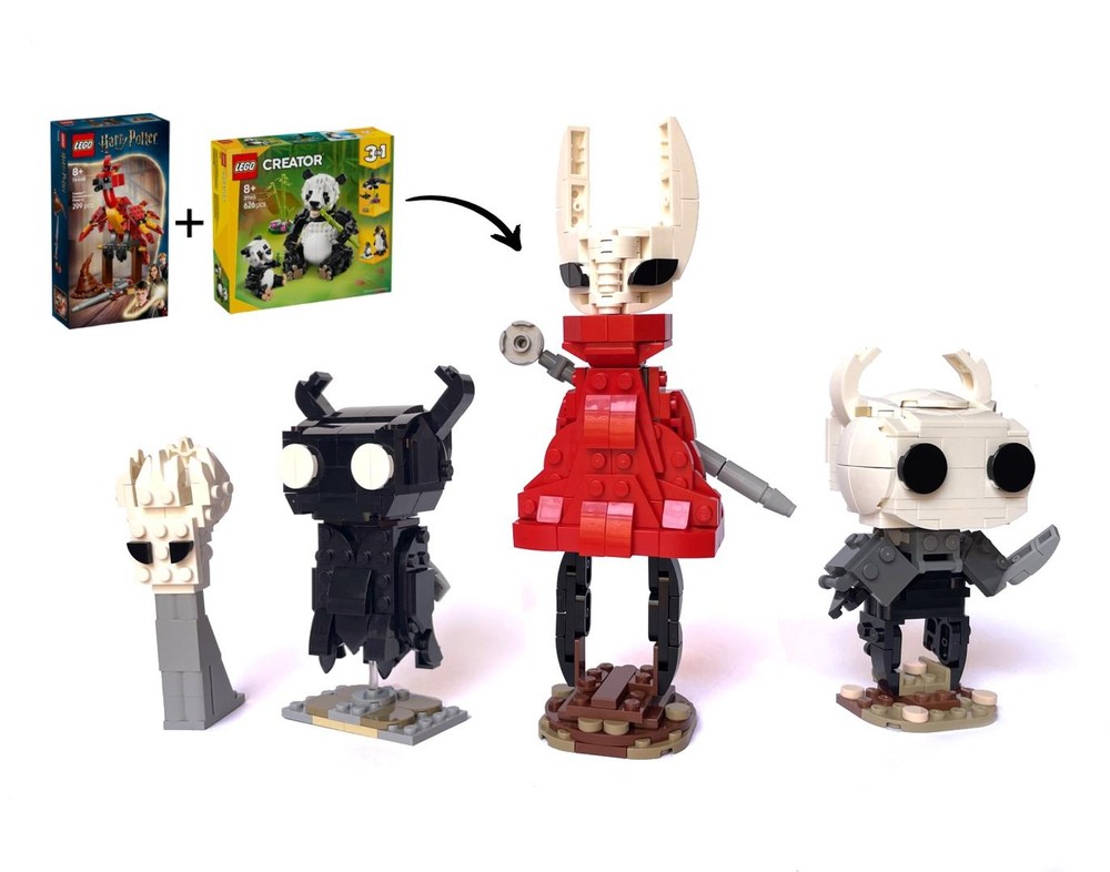 LEGO MOC-236913 Hollow Knight - Hornet, The Knight, Shade and The Pale ...