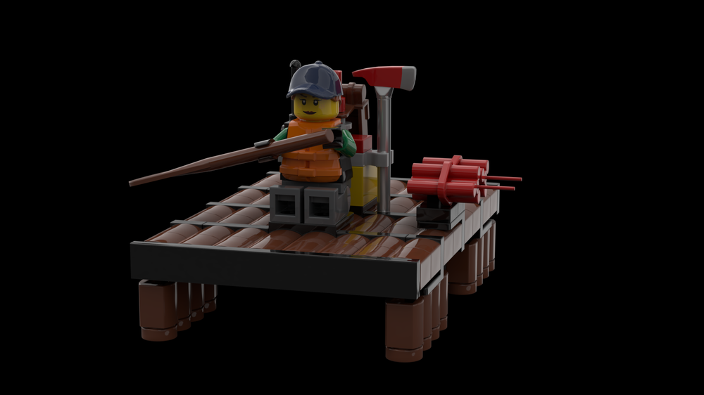 LEGO MOC Xtreme Team Raft Remake by PopeofTrans | Rebrickable - Build ...