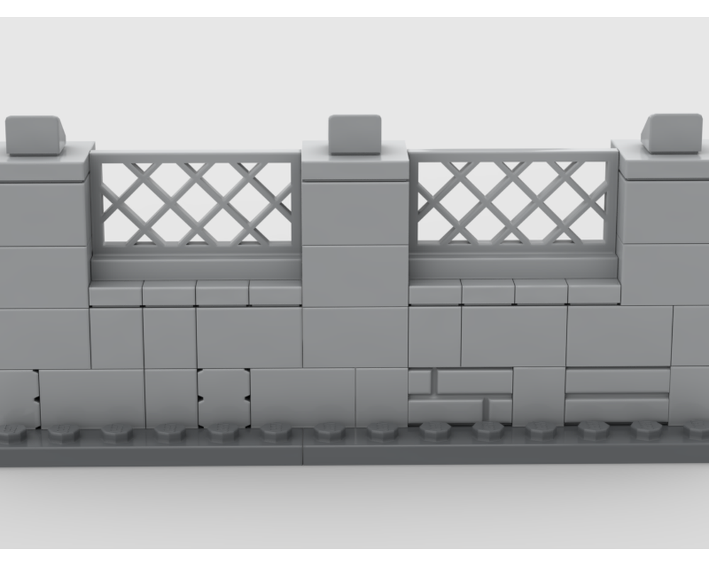 LEGO MOC Fence by TechnicTitan | Rebrickable - Build with LEGO