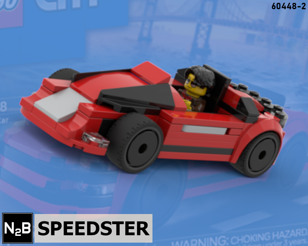 LEGO MOC 60448-2 SPEEDSTER by n2brick | Rebrickable - Build with LEGO