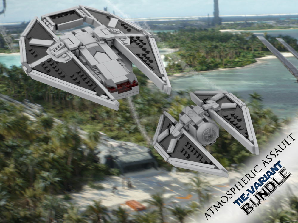 LEGO MOC "Atmospheric Assault" Tie Variant Bundle (Striker & Reaper ...