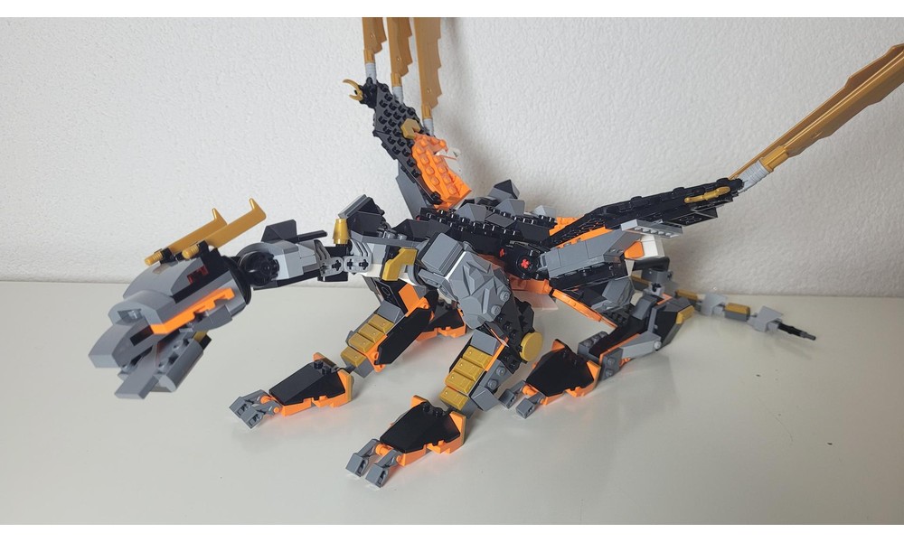 LEGO MOC 71821 Titan Dragon by DrPhil | Rebrickable - Build with LEGO