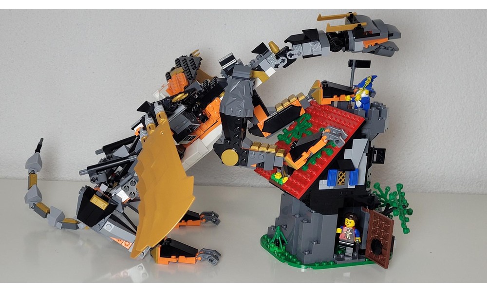 LEGO MOC 71821 Titan Dragon by DrPhil | Rebrickable - Build with LEGO