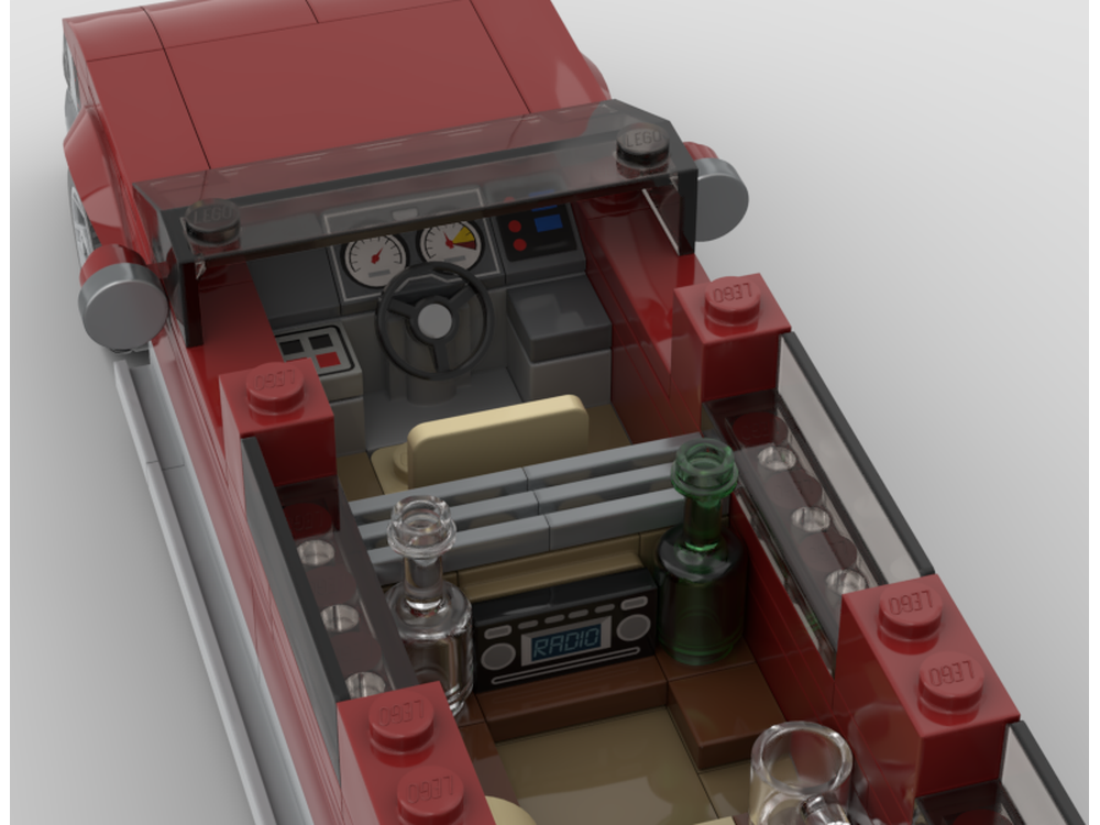 LEGO MOC Red Guardian Limo by Icehole | Rebrickable - Build with LEGO