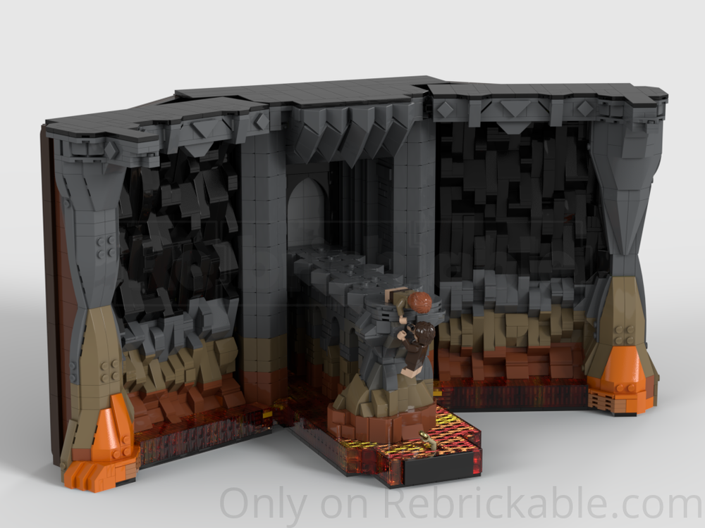 LEGO MOC-236980 Crack of Doom: Destruction of the Ring - Deluxe version ...