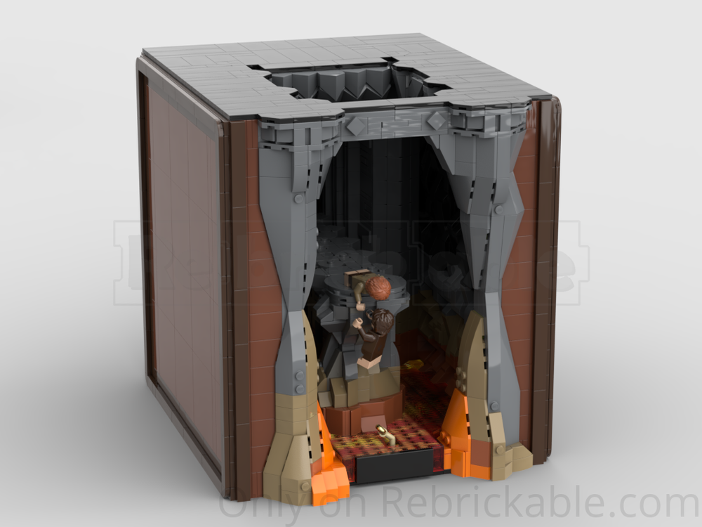 LEGO MOC-236980 Crack of Doom: Destruction of the Ring - Deluxe version ...