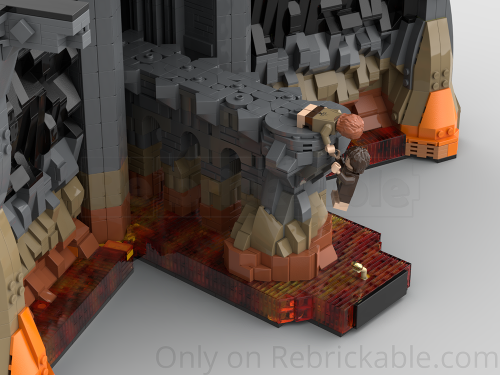 LEGO MOC Crack of Doom: Destruction of the Ring - Deluxe version by ...