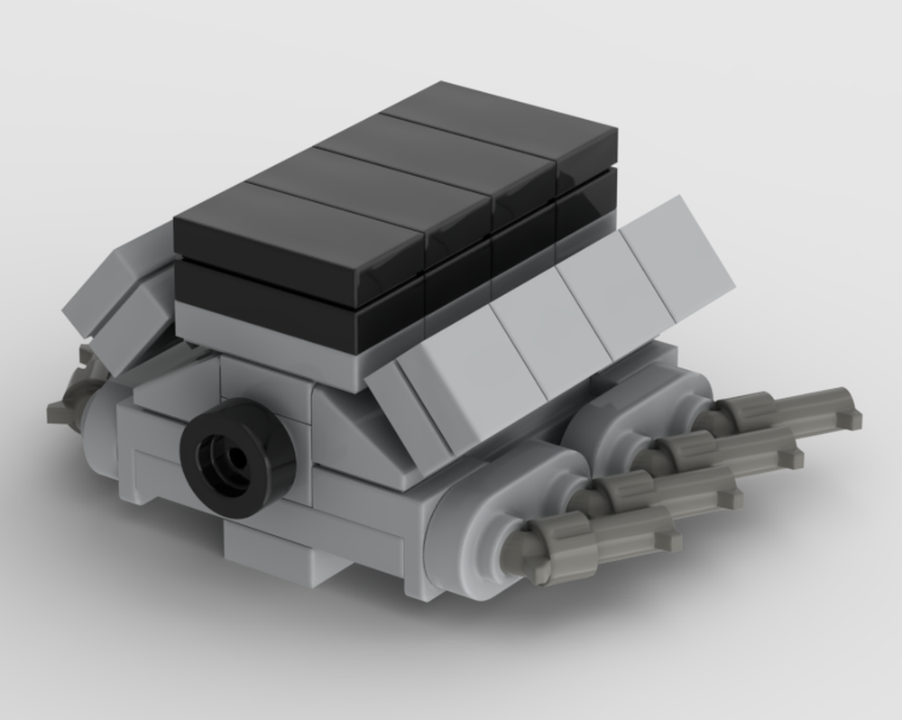 LEGO MOC 2.65L Ford Cosworth XD V8 by SRT-8 | Rebrickable - Build with LEGO