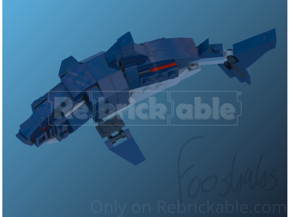 LEGO MOC-237008 31088 Great White Shark (Carcharodon carcharias) by ...