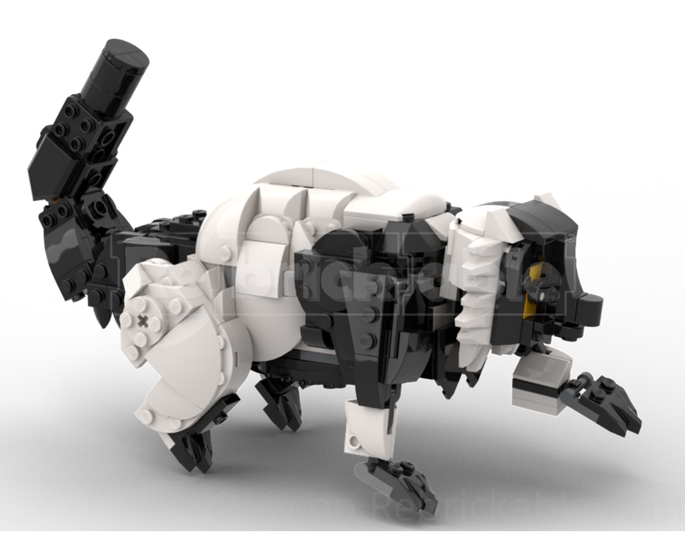 LEGO MOC 31165 Black and White Ruffed Lemur by zengogobrick ...