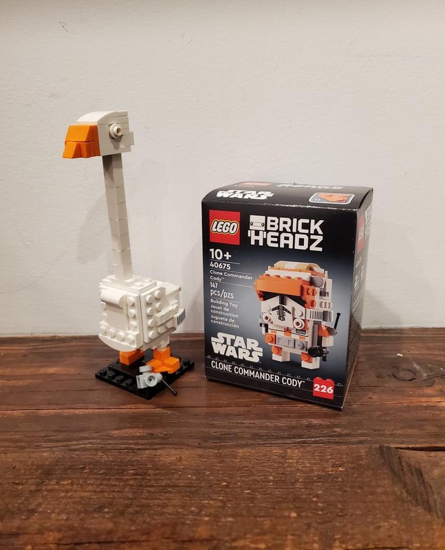 LEGO MOC Silly Goose - Alt build - 40675 Commander Cody Brickheadz by ...