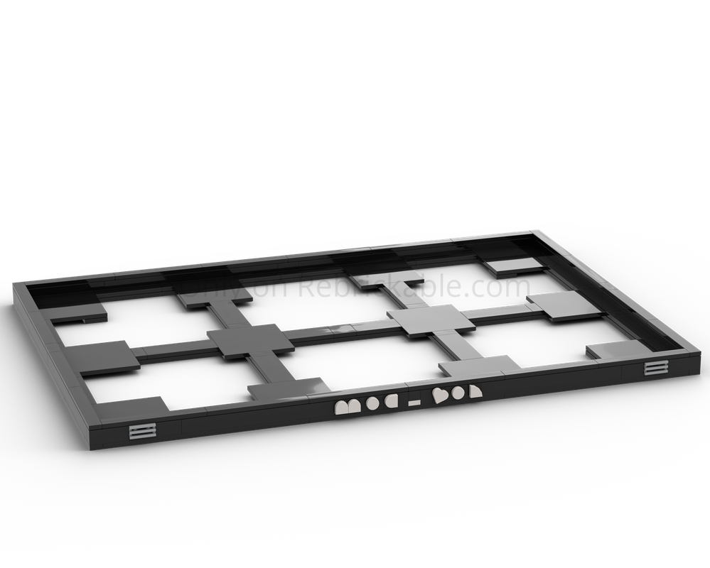 LEGO MOC 48x32 diorama frame by moc_yoh | Rebrickable - Build with LEGO