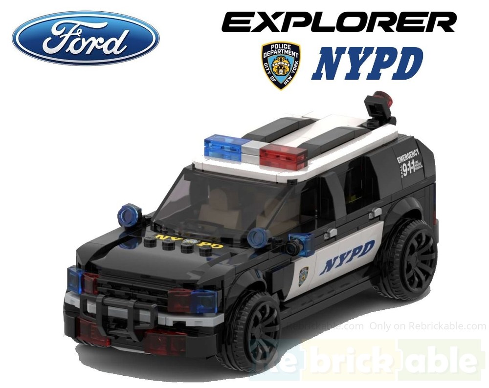 LEGO MOC-237045 FORD Explorer NYPD by MarkMOC71 | Rebrickable - Build ...