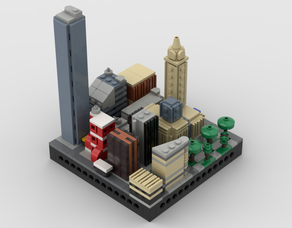LEGO MOC Manhattan project : Bloc 2 - Flatiron Building by Bricksmith ...