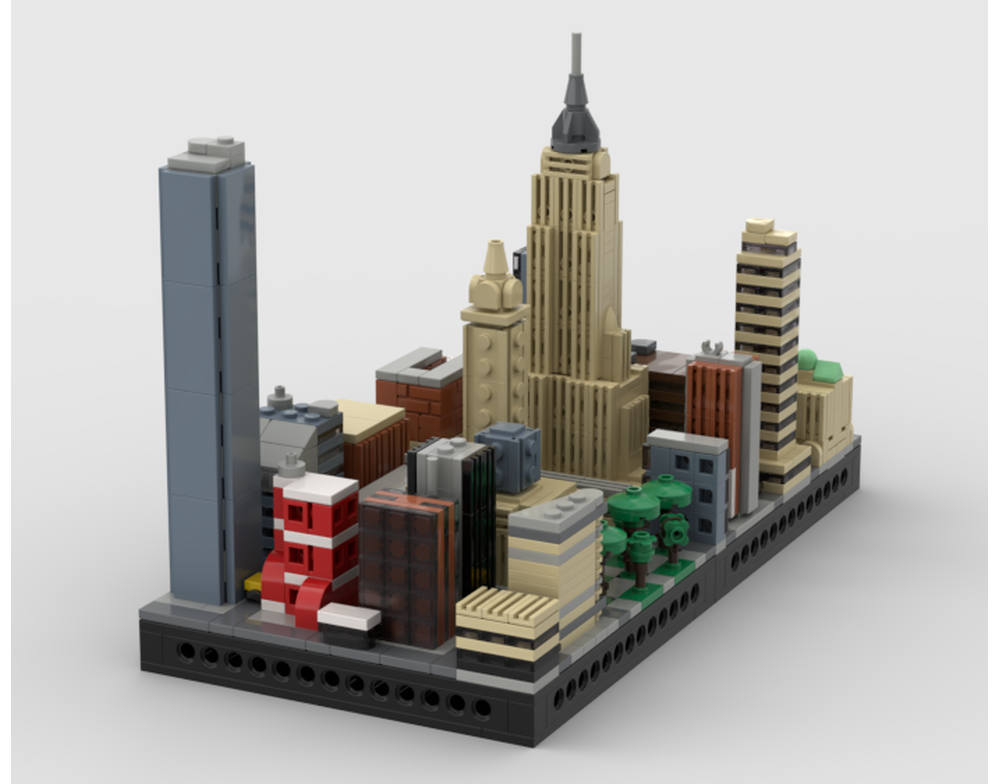 LEGO MOC Manhattan project : Bloc 2 - Flatiron Building by Bricksmith ...