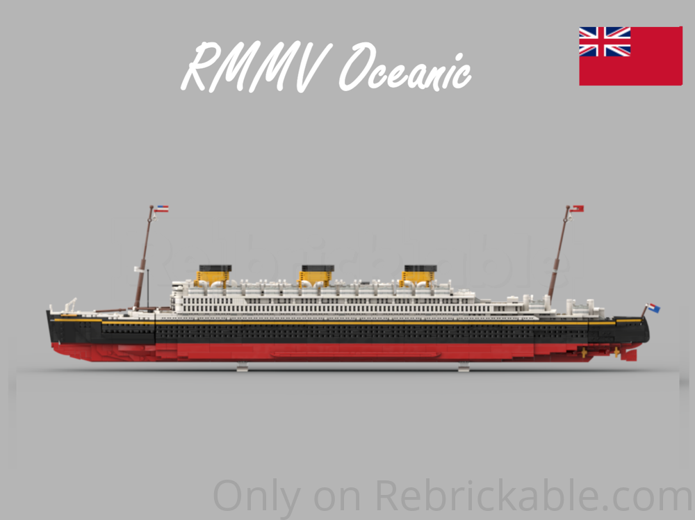 LEGO MOC-237068 RMMV Oceanic by BasicBuilder23 | Rebrickable - Build ...