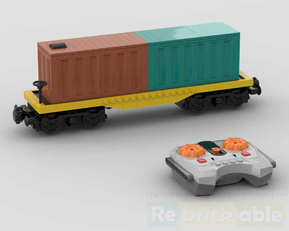 LEGO MOC-237075 Motorized freight train car by josszo | Rebrickable ...