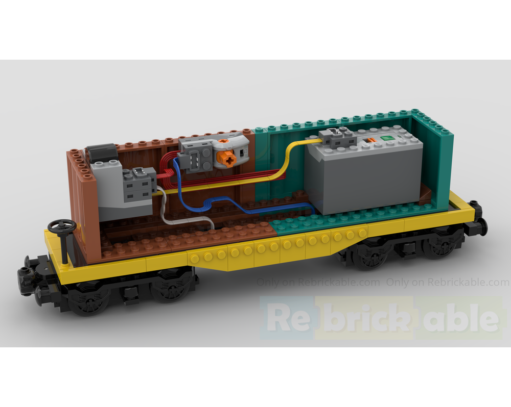 LEGO MOC-237075 Motorized freight train car by josszo | Rebrickable ...