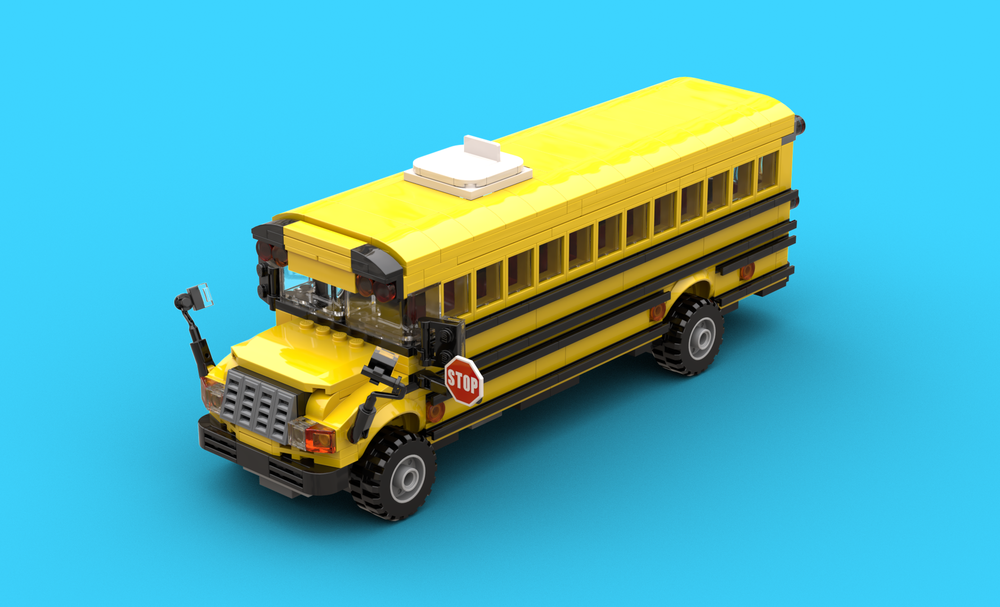LEGO MOC School Bus by brickfolk | Rebrickable - Build with LEGO