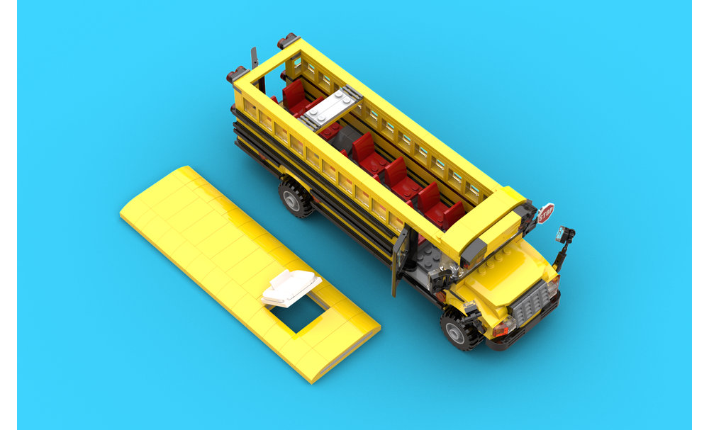LEGO MOC School Bus by brickfolk | Rebrickable - Build with LEGO