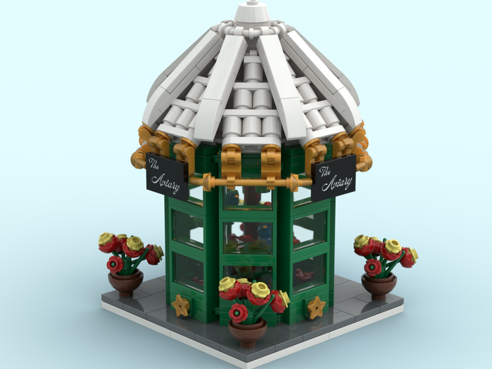 LEGO MOC The Aviary - Winter Village by CareBearBrick | Rebrickable ...
