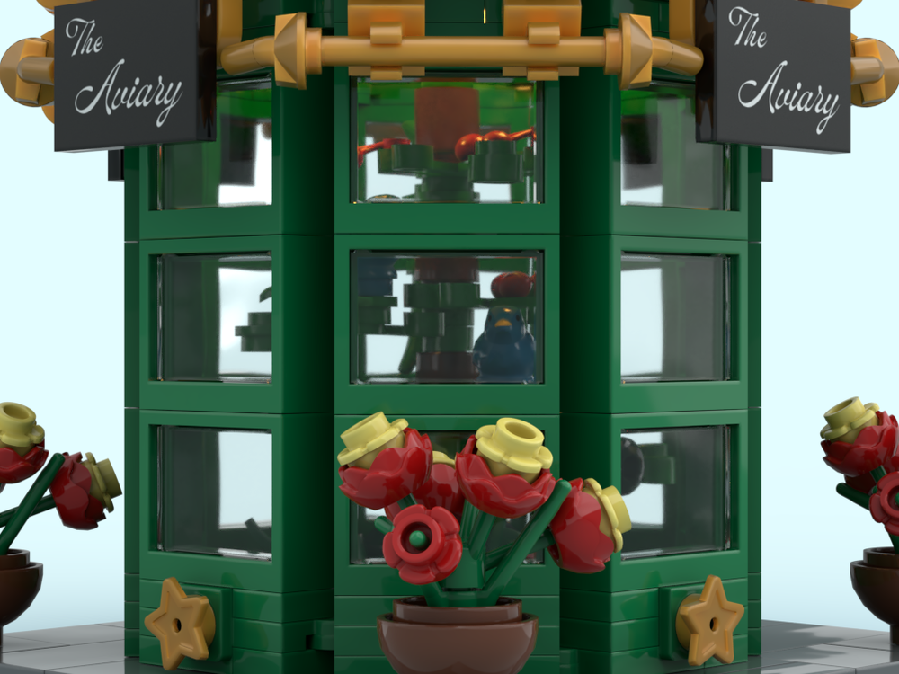LEGO MOC The Aviary - Winter Village by CareBearBrick | Rebrickable ...