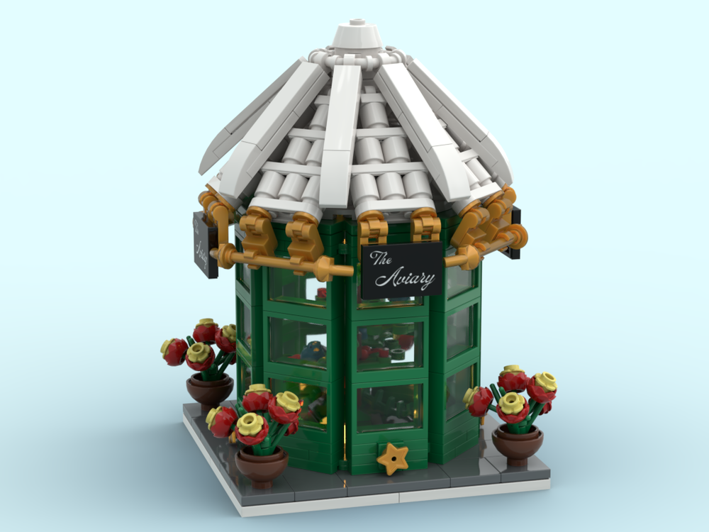 LEGO MOC The Aviary - Winter Village by CareBearBrick | Rebrickable ...
