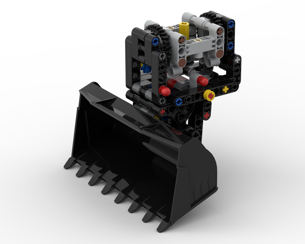 LEGO MOC Tilting Bucket attachment for Volvo EC500 Hybrid Excavator Mod ...