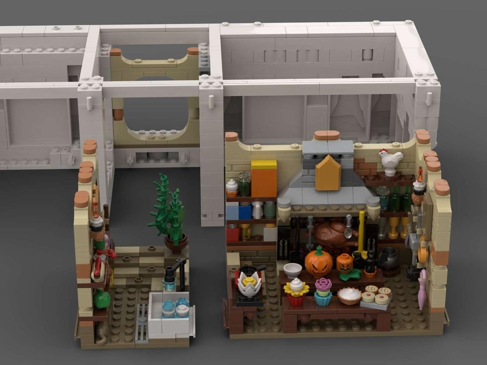 LEGO MOC Kitchen for House Elves by RiCanto5 | Rebrickable - Build with ...
