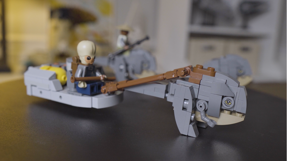 LEGO MOC Blurrg and Cart by BaufmanBricks | Rebrickable - Build with LEGO