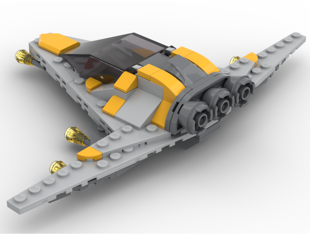 LEGO MOC-237143 Spaceship #1 by Ptchnk | Rebrickable - Build with LEGO