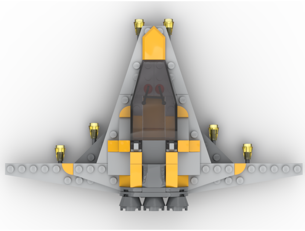 LEGO MOC-237143 Spaceship #1 by Ptchnk | Rebrickable - Build with LEGO