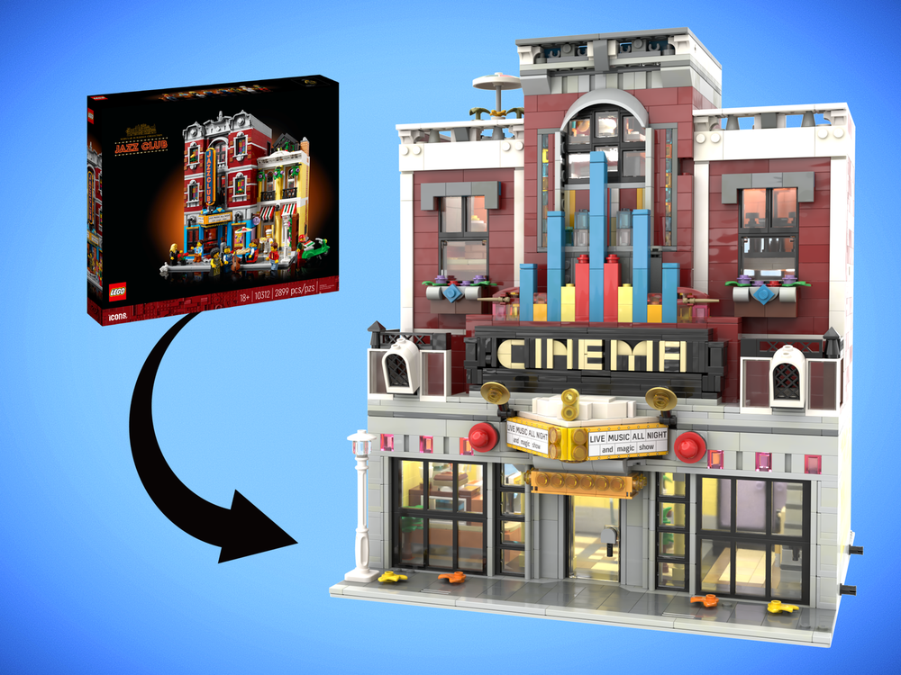 LEGO MOC-237179 Cinema - Alternate build of Jazz Club 10312 by Petrus ...