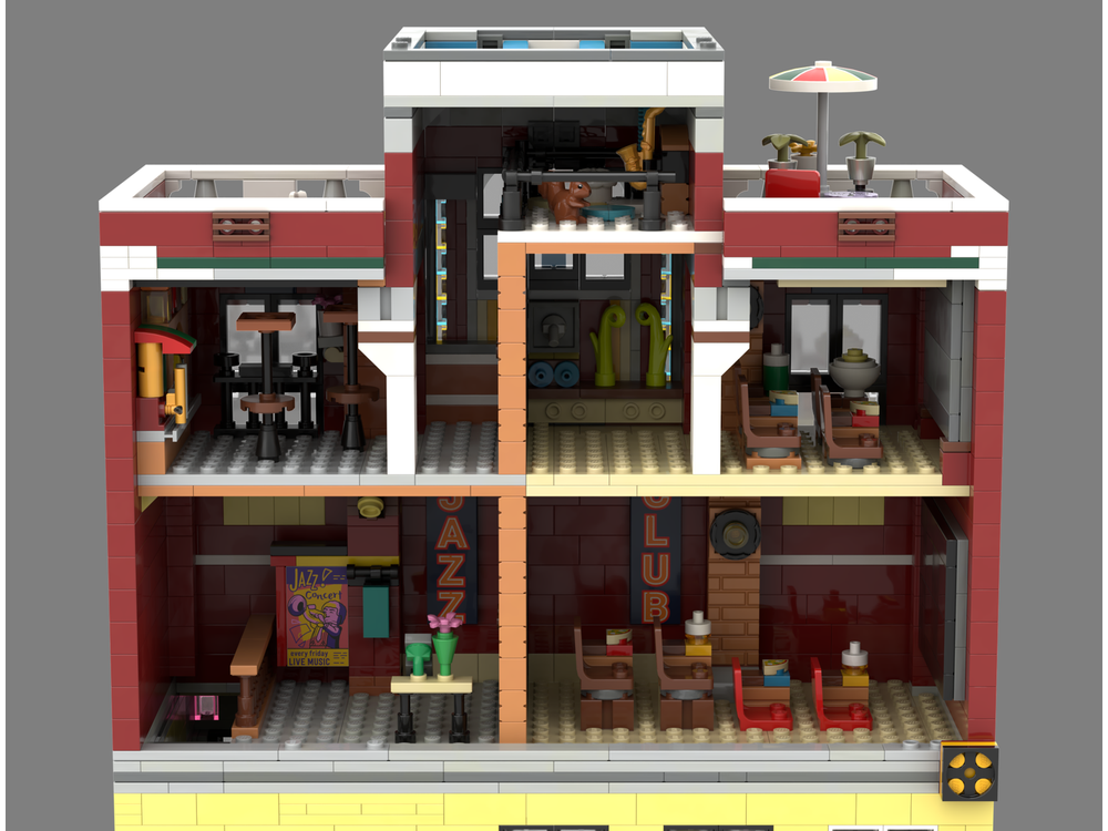 LEGO MOC-237179 Cinema - Alternate build of Jazz Club 10312 by Petrus ...