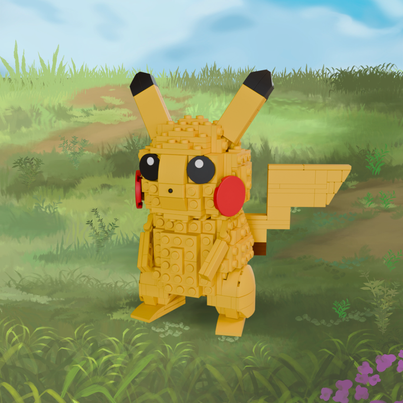 LEGO MOC Pika-chu by KraftyKoopa | Rebrickable - Build with LEGO