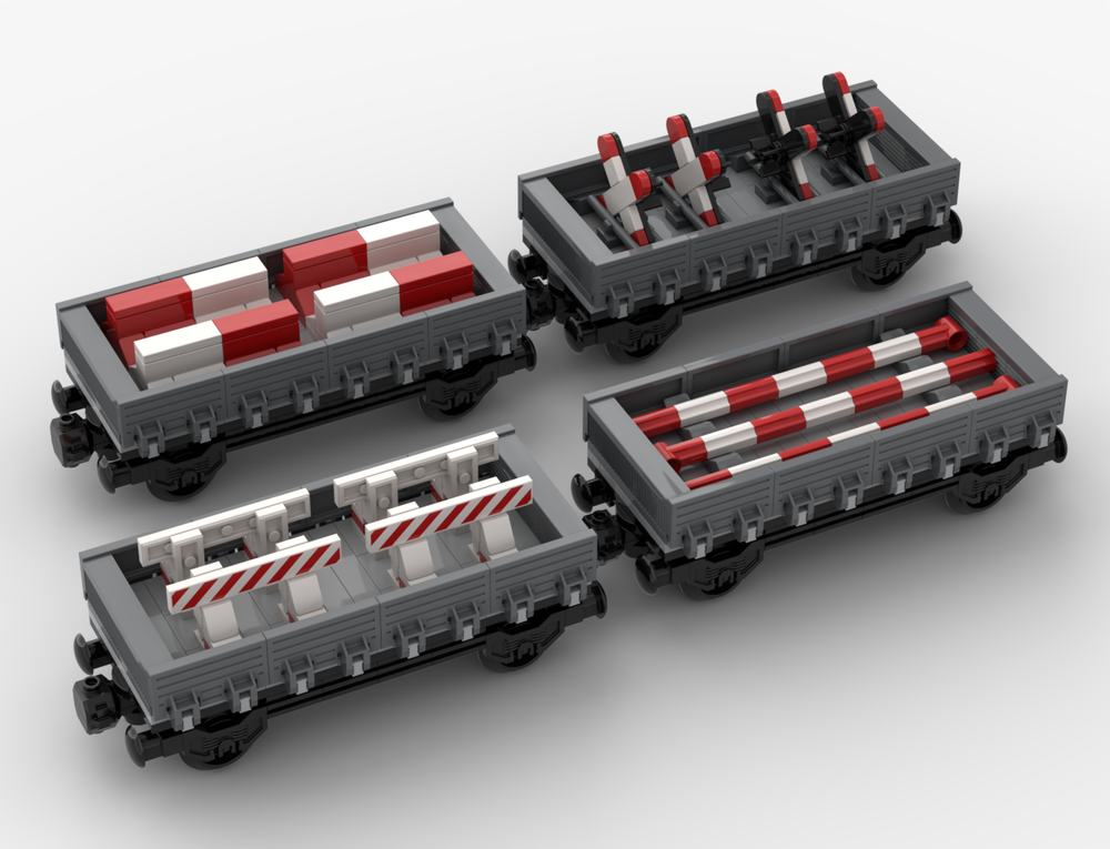 LEGO MOC-237199 Street Warnings Train Wagons by Thomas333 | Rebrickable ...