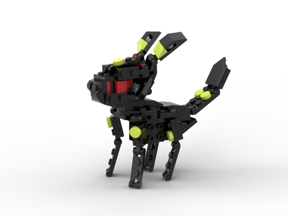 LEGO MOC Umbreon (31159) by hitori_builds | Rebrickable - Build with LEGO