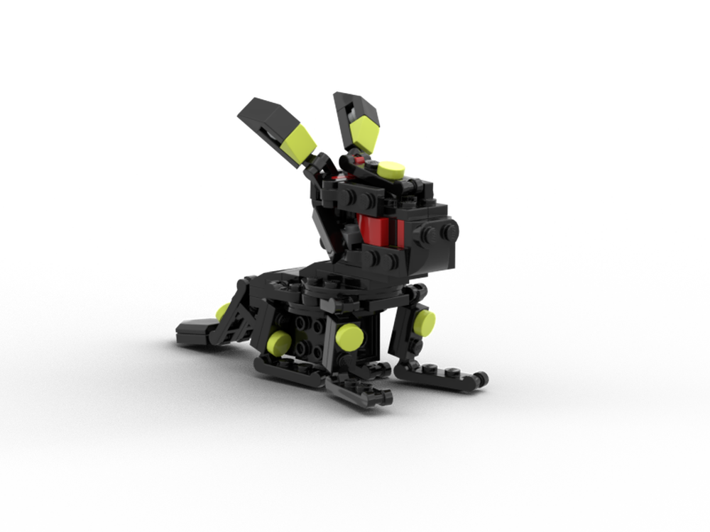 LEGO MOC Umbreon (31159) by hitori_builds | Rebrickable - Build with LEGO