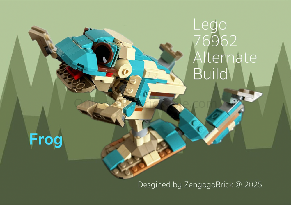 LEGO MOC 76962 Frog by zengogobrick | Rebrickable - Build with LEGO