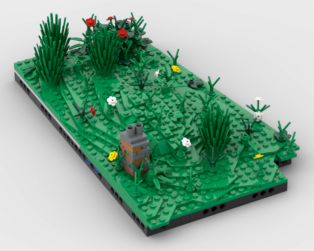 LEGO MOC Bag End Modul 20 "Meadow above the Kitchen" by Taylorsbrick_DD ...