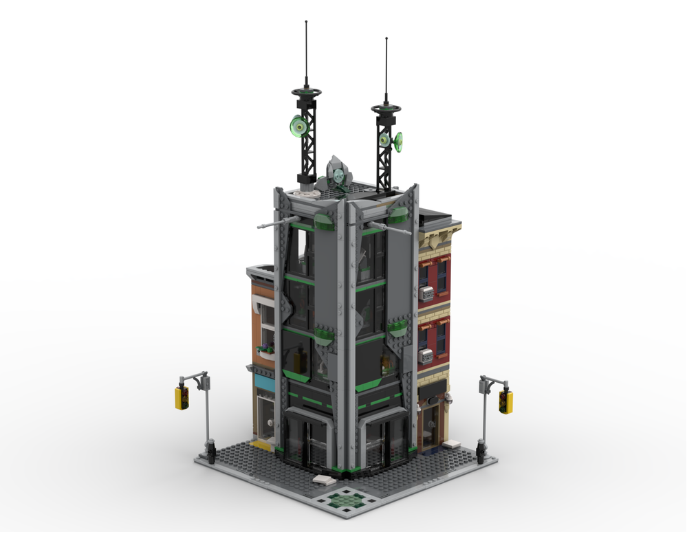 LEGO MOC-237263 Oscorp Tower by Brick Artisan | Rebrickable - Build ...
