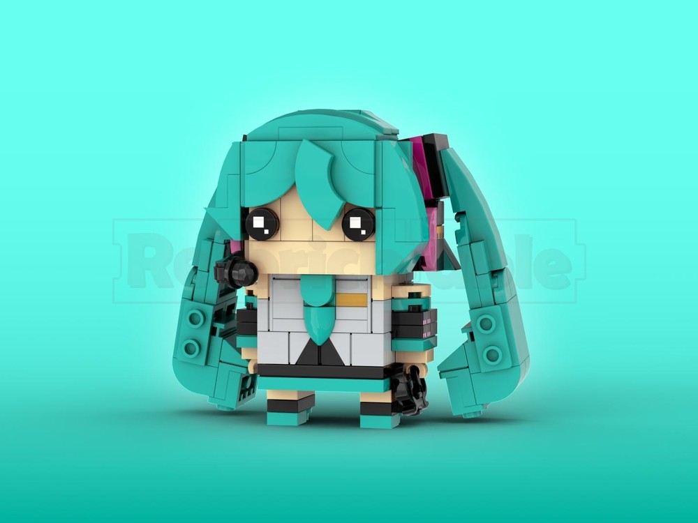 LEGO MOC Hatsune Miku Brickheadz LEGO MOC - Crypton Future Media by ...